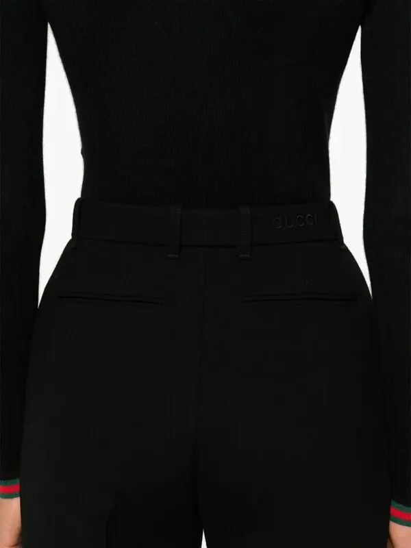 Gucci Crepe Wool Trousers
