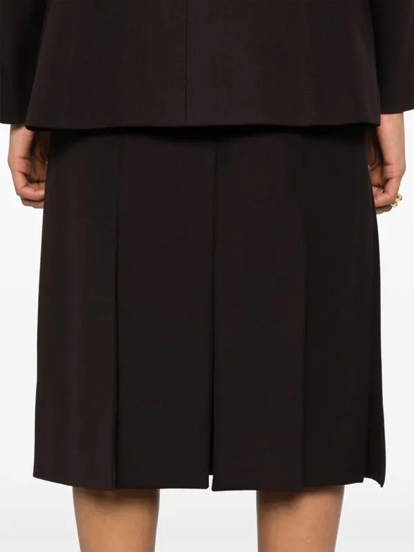 Fendi Slit-detailed Midi Skirt