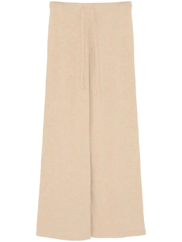 YVES SALOMON Knitted Wide-leg Trousers