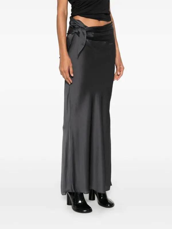 Christopher Esber Wrapped Silk Skirt