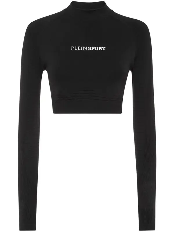 PLEIN SPORT Cropped Performance Top