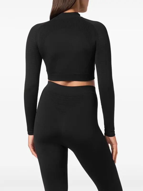 PLEIN SPORT Cropped Performance Top
