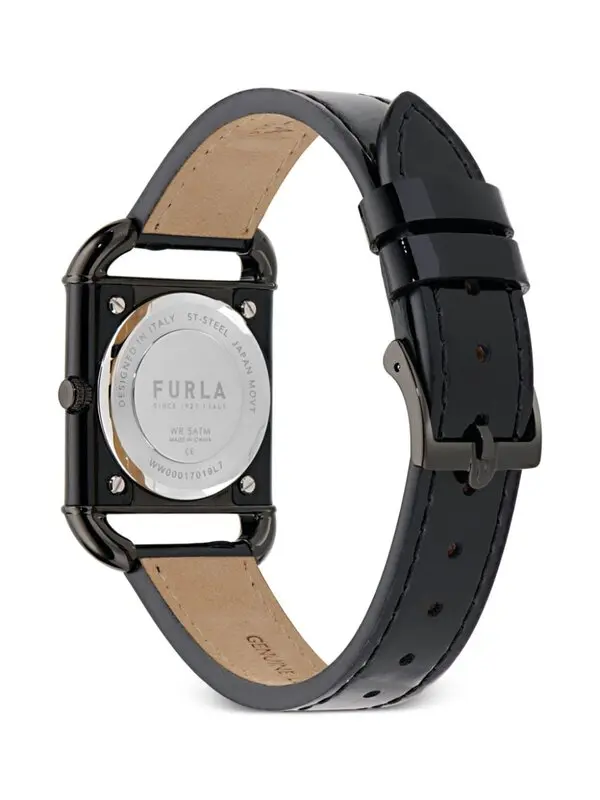 Furla Arco Square 28mm Watch - Black