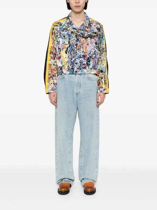CHARLES JEFFREY Art Denim Jacket