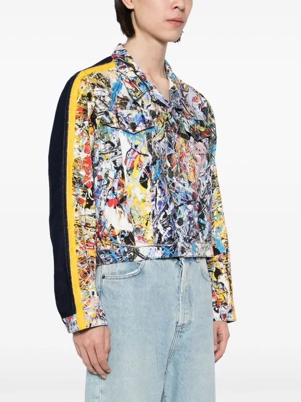 CHARLES JEFFREY Art Denim Jacket