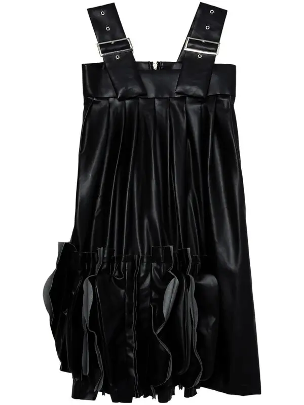 Comme Des Garçons Artificial Leather Midi Dress