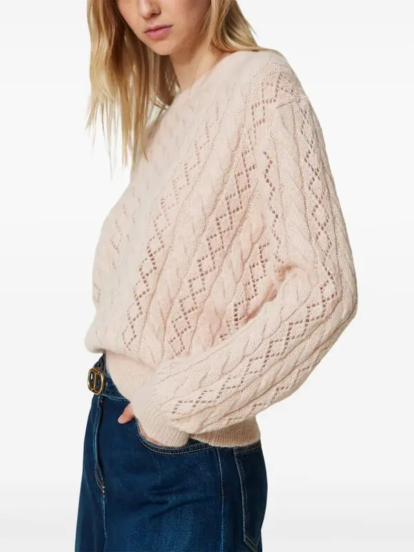 TWINSET Cable-knit Jumper - Neutrals