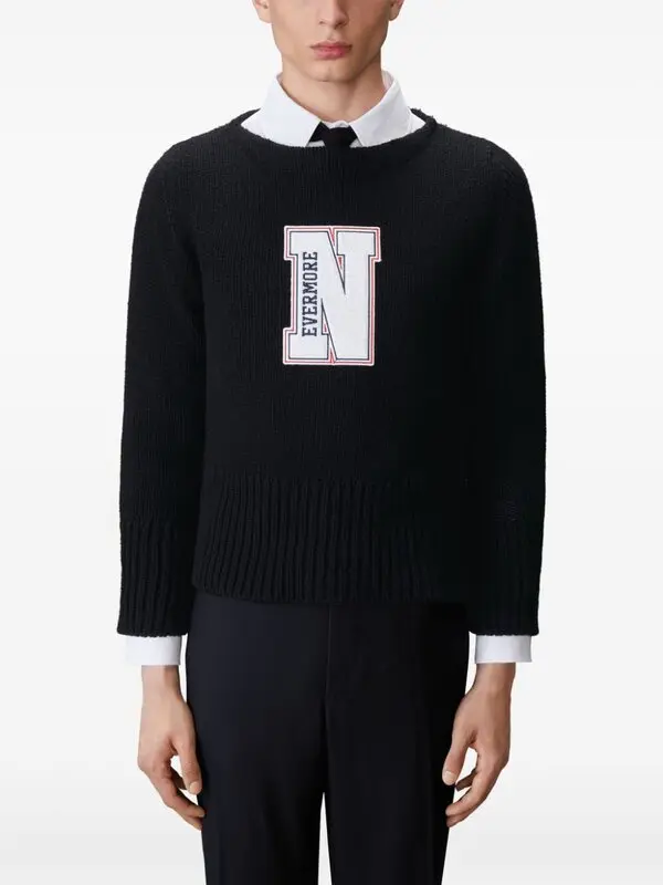 Thom Browne Slogan-print Sweater