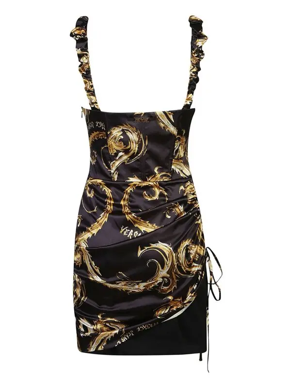 Versace Chromo Couture Mini Dress