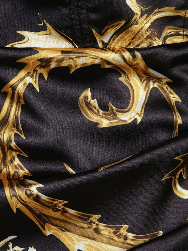 Versace Chromo Couture Mini Dress