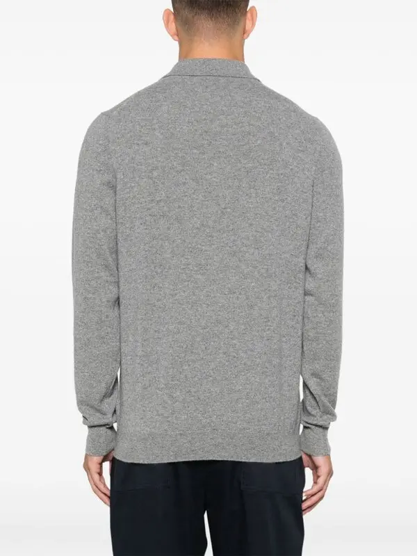 Fedeli Cashmere Polo Shirt - Grey