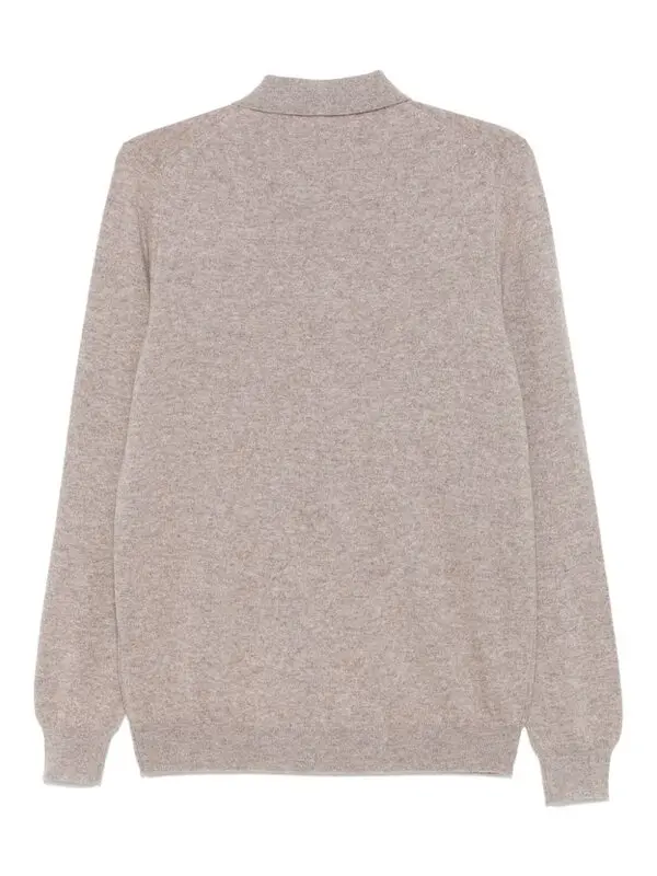 Fedeli Cashmere Polo Shirt - Grey