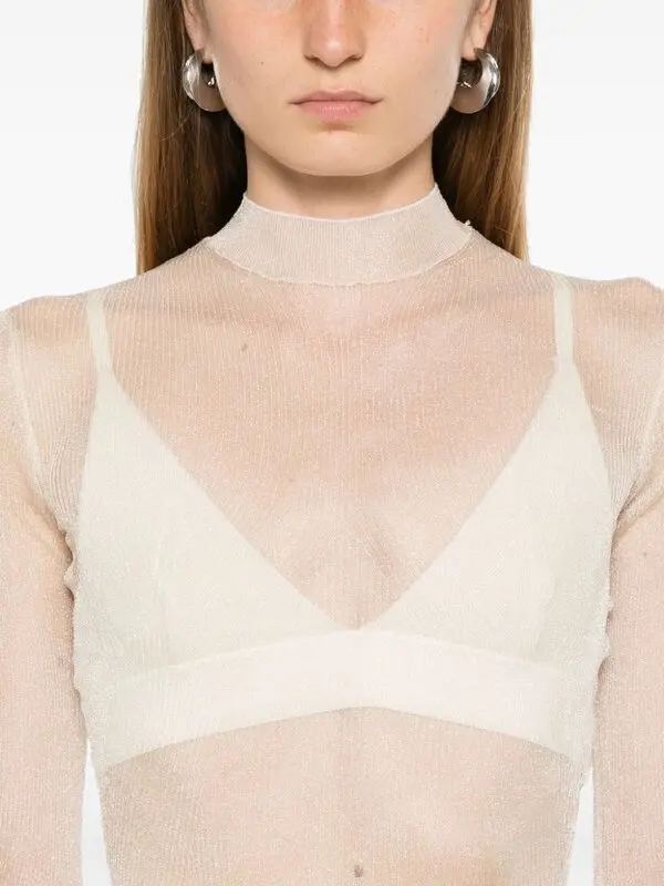 MUGLER Sheer Maxi Dress