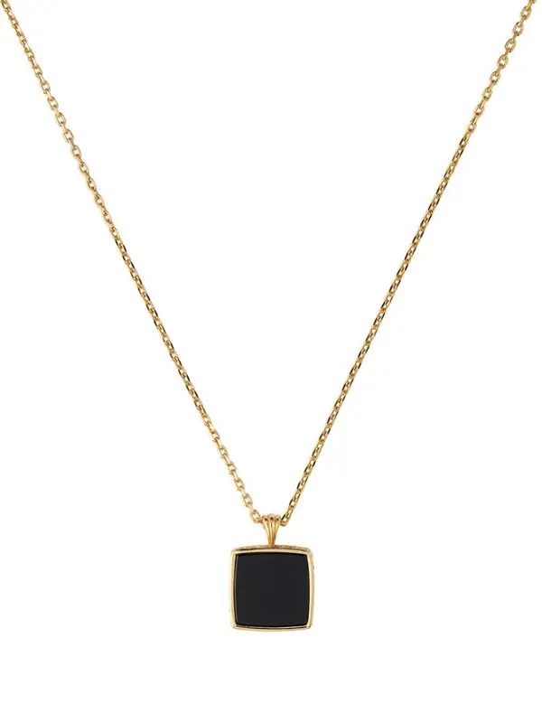 Emanuele Bicocchi Onyx Amulet Necklace - Gold
