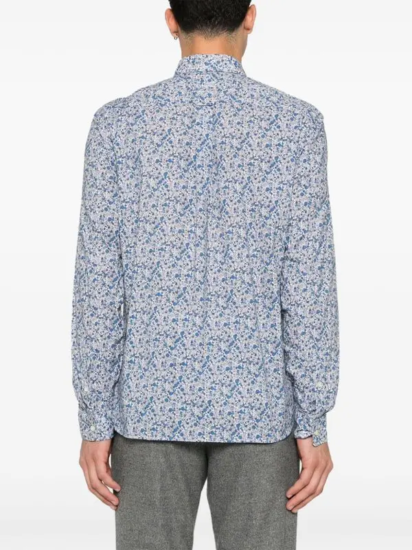 XACUS Floral-print Shirt
