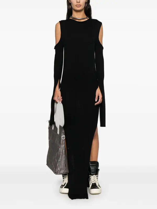 Rick Owens Cut-out Detail Maxi Dress