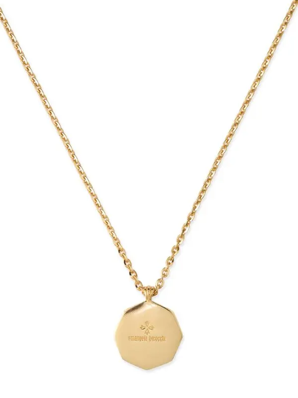 Emanuele Bicocchi Onyx Pendant Necklace - Gold