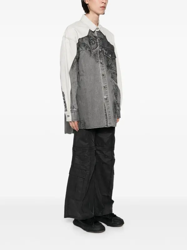 FENG CHEN WANG Printed Denim Jacket