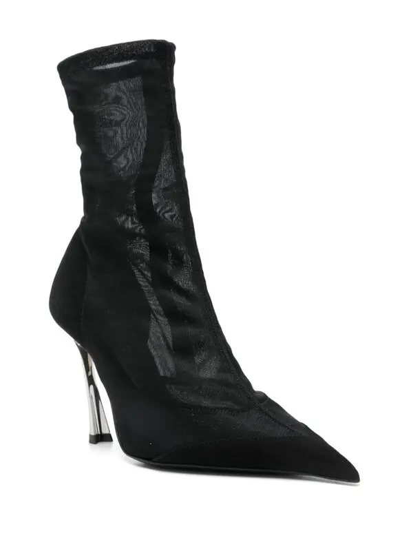 MUGLER 95mm Mesh Fang Boots