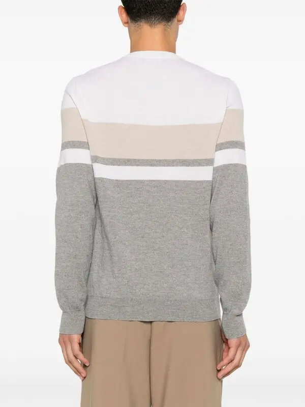 Peserico Stripe-detailed Sweater