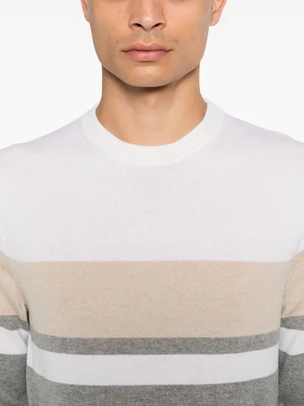Peserico Stripe-detailed Sweater