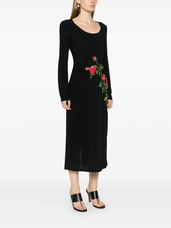 Vivetta Floral-embroidered Midi Dress