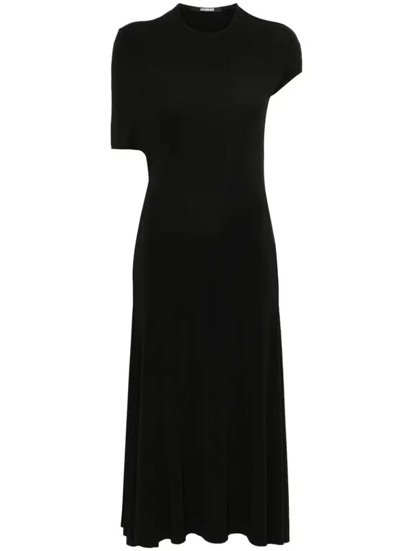 Jacquemus La Robe Salerno Midi Dress - Black