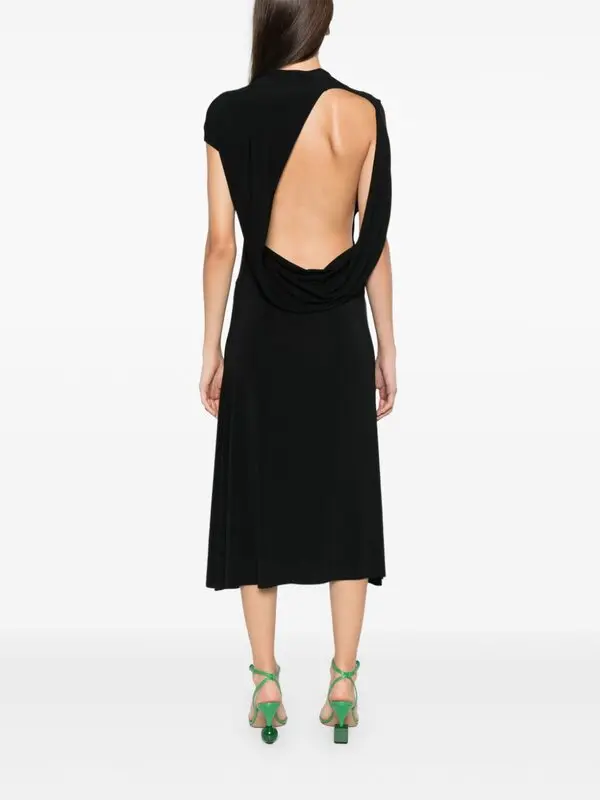 Jacquemus La Robe Salerno Midi Dress - Black