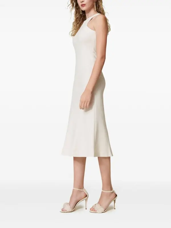 TWINSET Halterneck Midi Dress