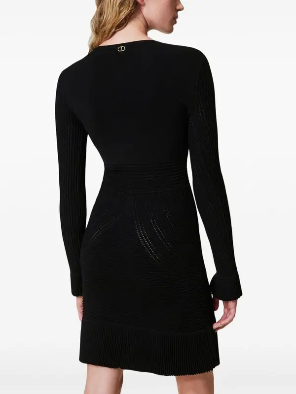 TWINSET Long-sleeved Mini Dress