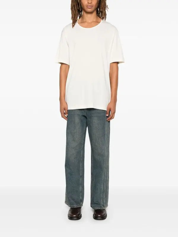 LEMAIRE Ribbed U-neck T-shirt
