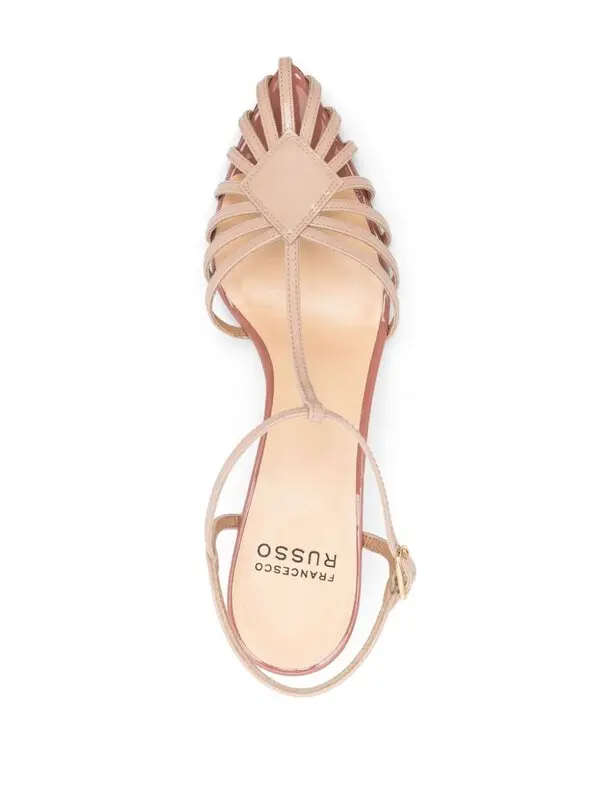 FRANCESCO RUSSO 55mm R1s503 Sandals - Neutrals