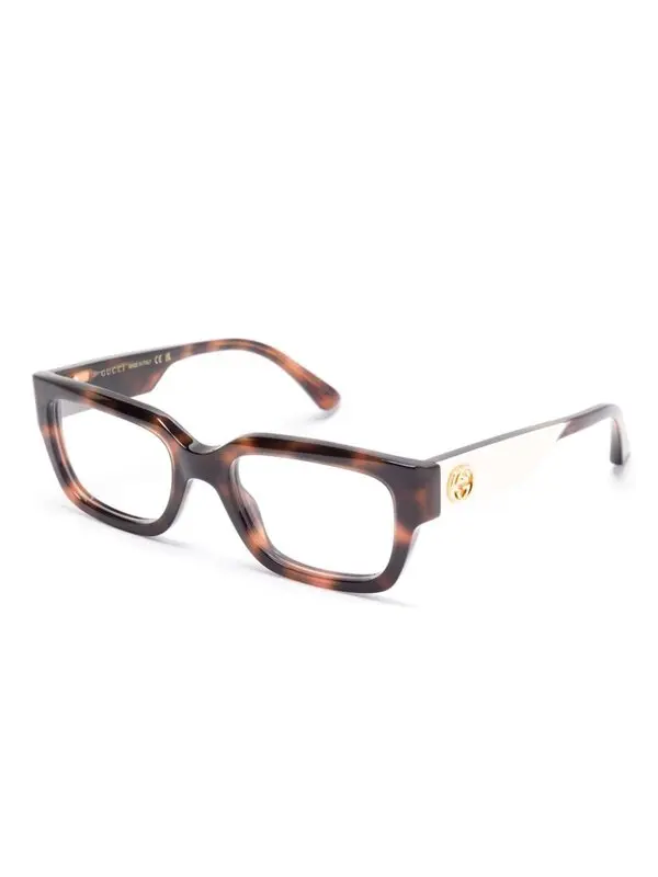 Gucci Tortoiseshell Glasses - Brown