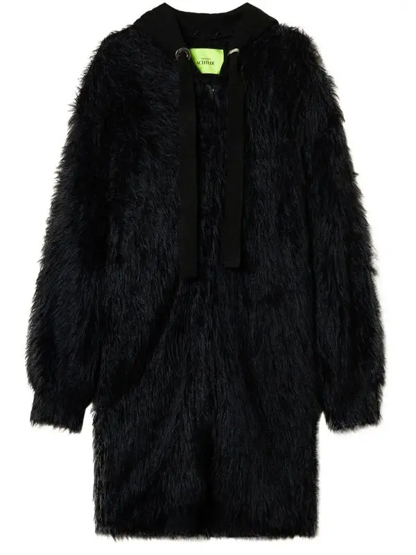 TWINSET Myfo Hooded Knit Coat