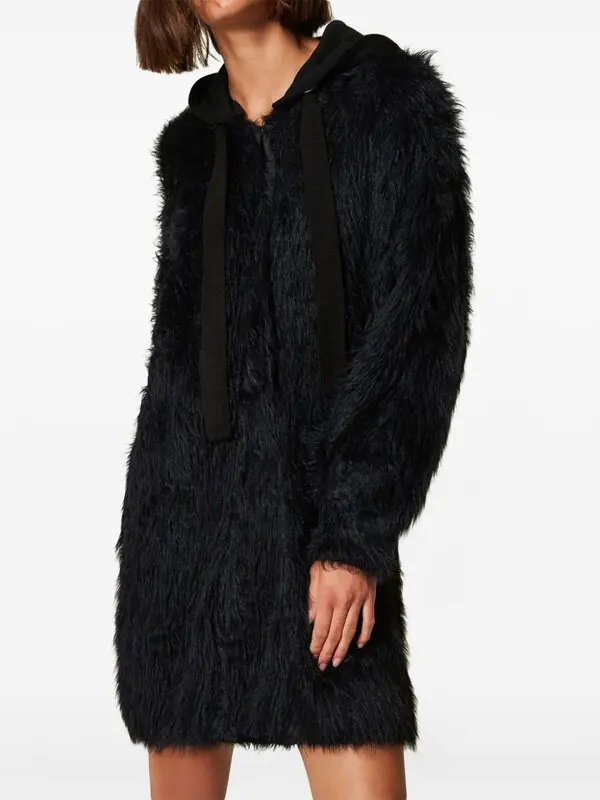TWINSET Myfo Hooded Knit Coat