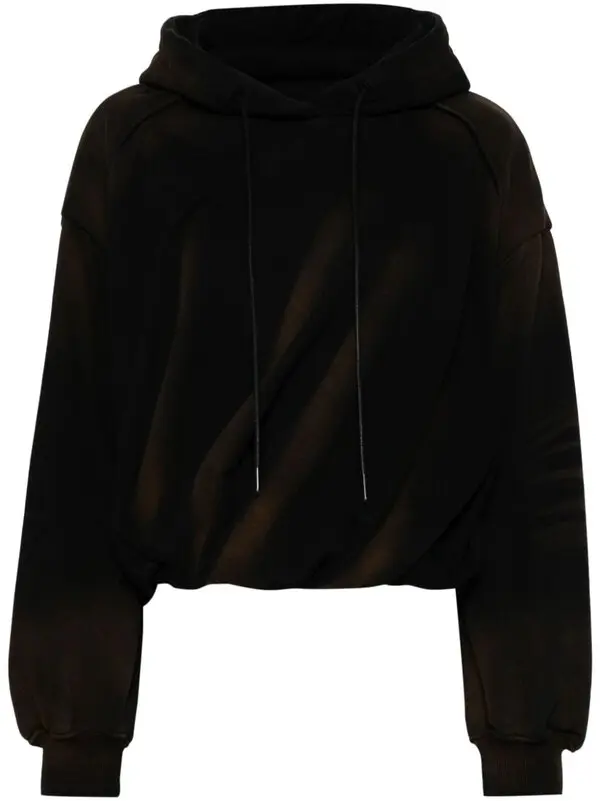 JUUN.J Waist Shirring Hoodie