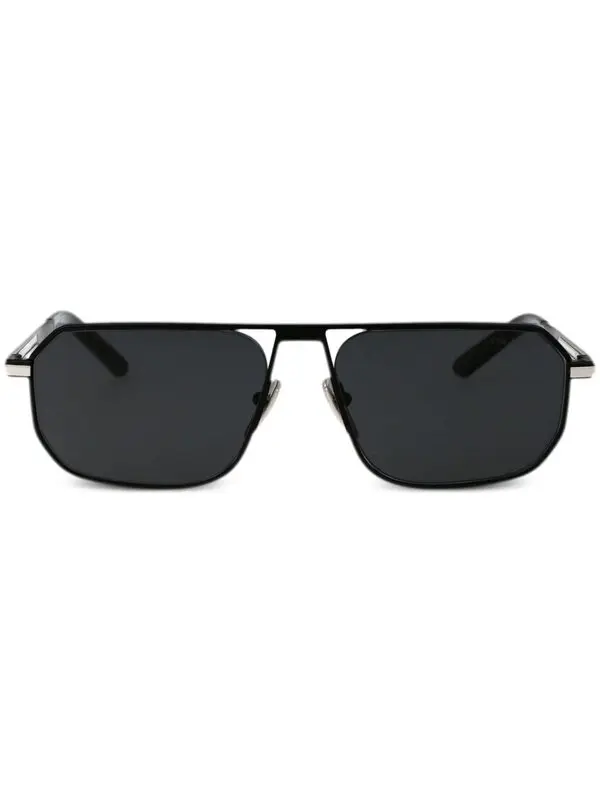 Prada Rectangle-frame Sunglasses - Black