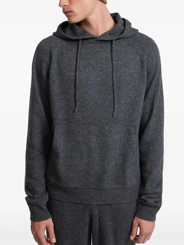YVES SALOMON Knit Hoodie
