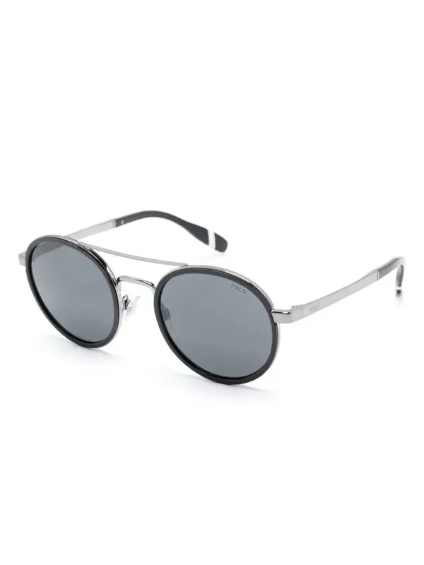 Polo Ralph Lauren Round-frame Sunglasses - Black