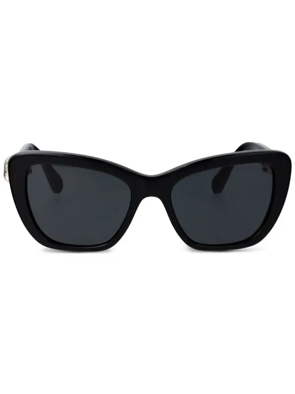 SWAROVSKI Cat-eye Crystal-embellished Sunglasses - Black
