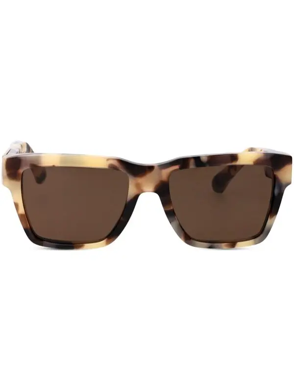 Dolce & Gabbana Tortoiseshell Square Frame Sunglasses - Brown