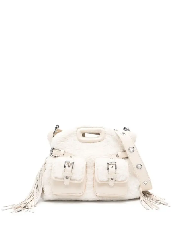 Maje Mini Miss M Faux-fur Pocket Bag