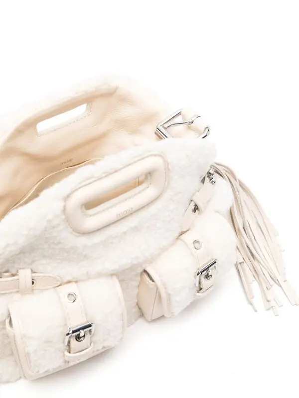 Maje Mini Miss M Faux-fur Pocket Bag