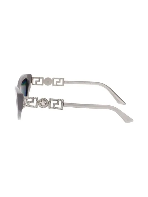 Versace Oval-frame Sunglasses - Grey