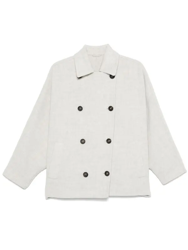 Brunello Cucinelli Handcrafted Pea Coat
