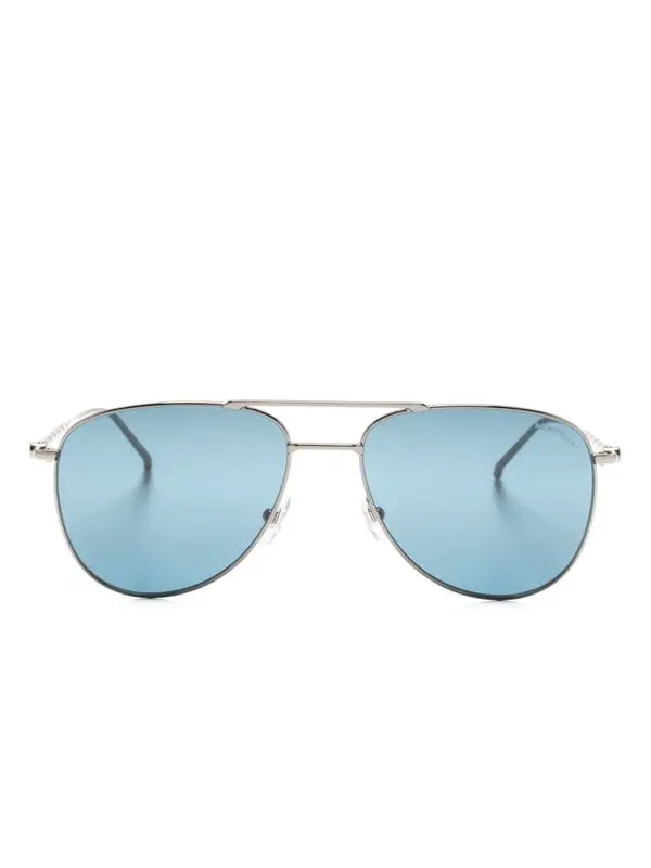 Montblanc Pilot-frame Tinted-lenses Sunglasses - Silver