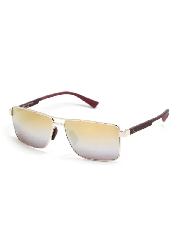Maui Jim Piha Pilot-frame Sunglasses - Brown