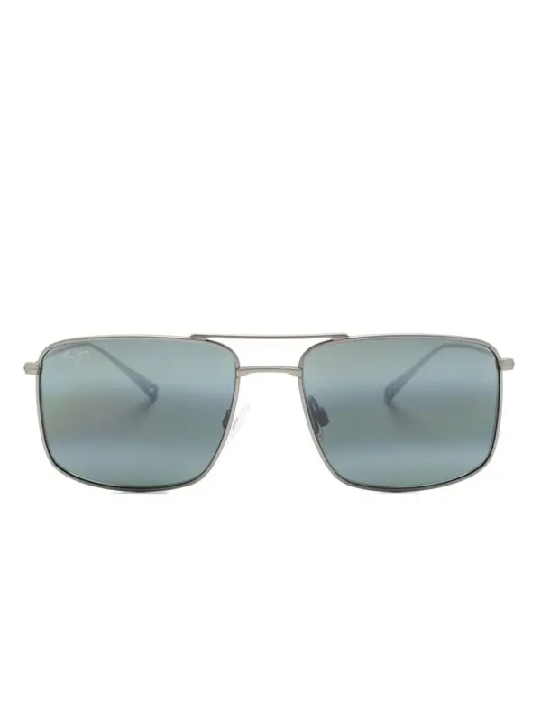 Maui Jim Aeko Square-frame Sunglasses - Silver