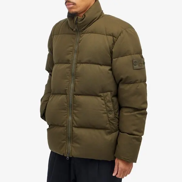 Stone Island Ghost Twill Wool Down-tc Jacket