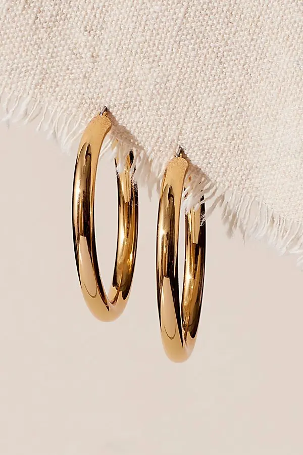 MIRANDA FRYE Freda Hoop Earrings - Gold